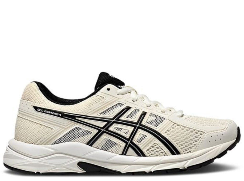 Asics gel contend 4 cream black - Shoe Locker